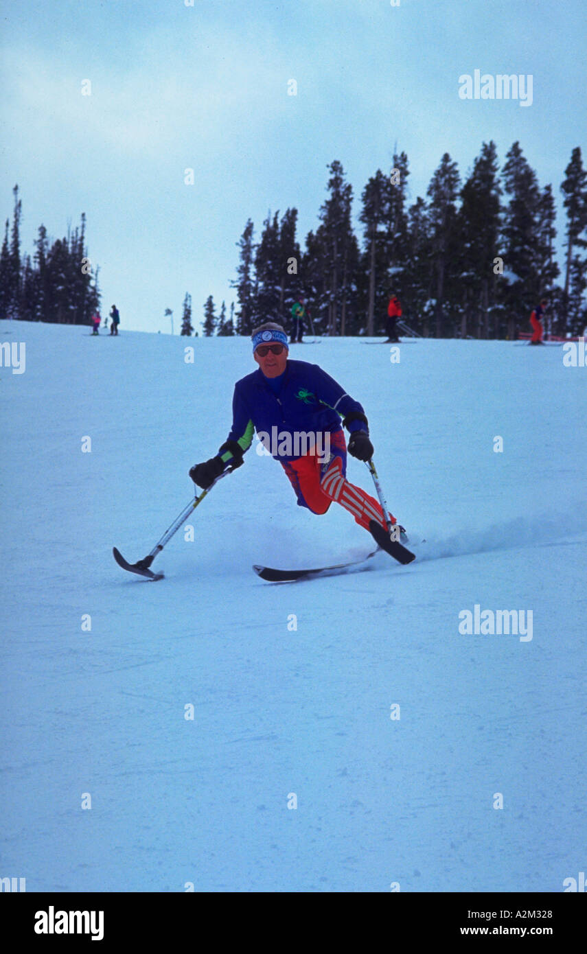 Disabled Skiing Handicapped Skiing High Resolution Stock Photography ...
