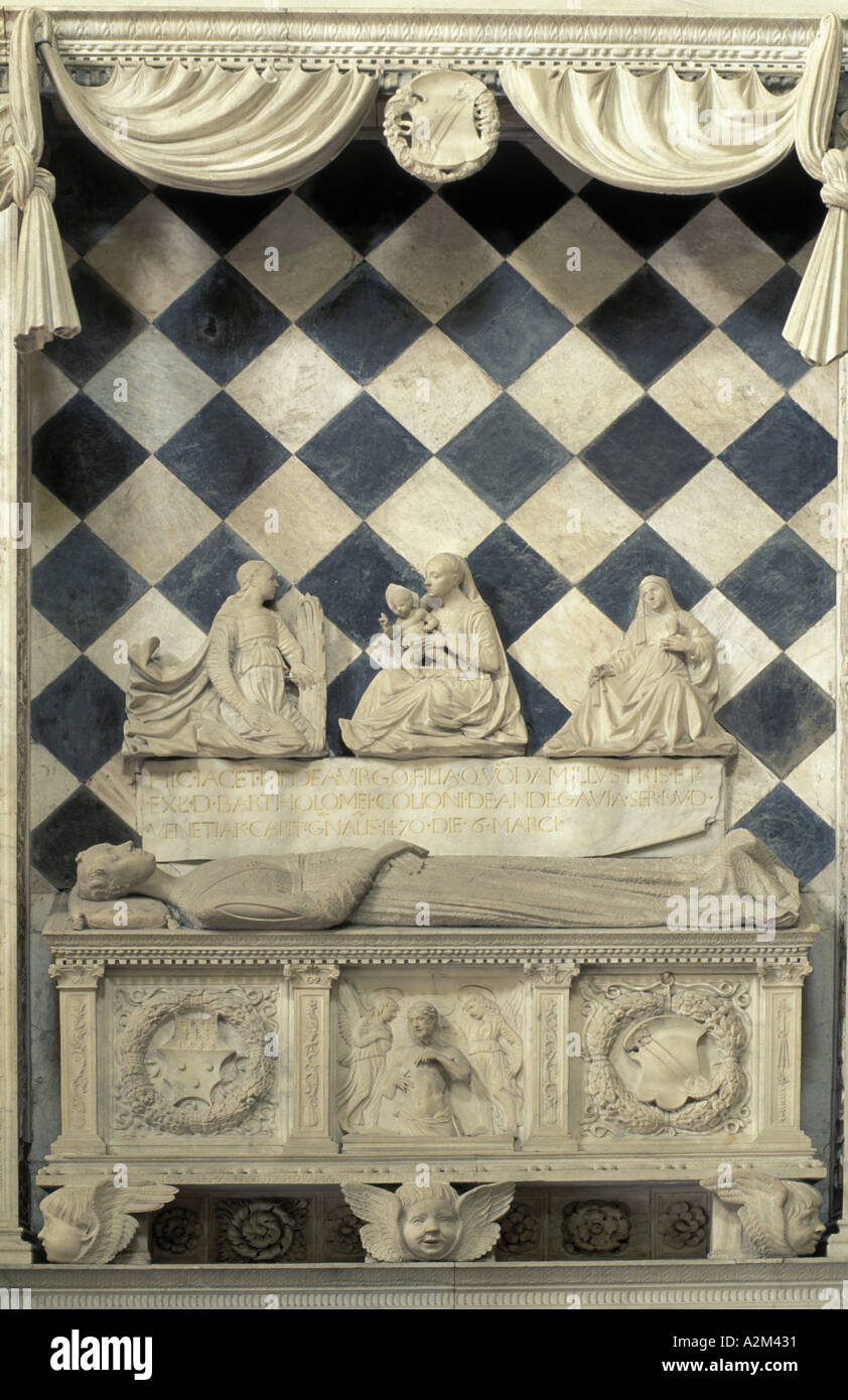 Bergamo colleoni tomb hi-res stock photography and images - Alamy