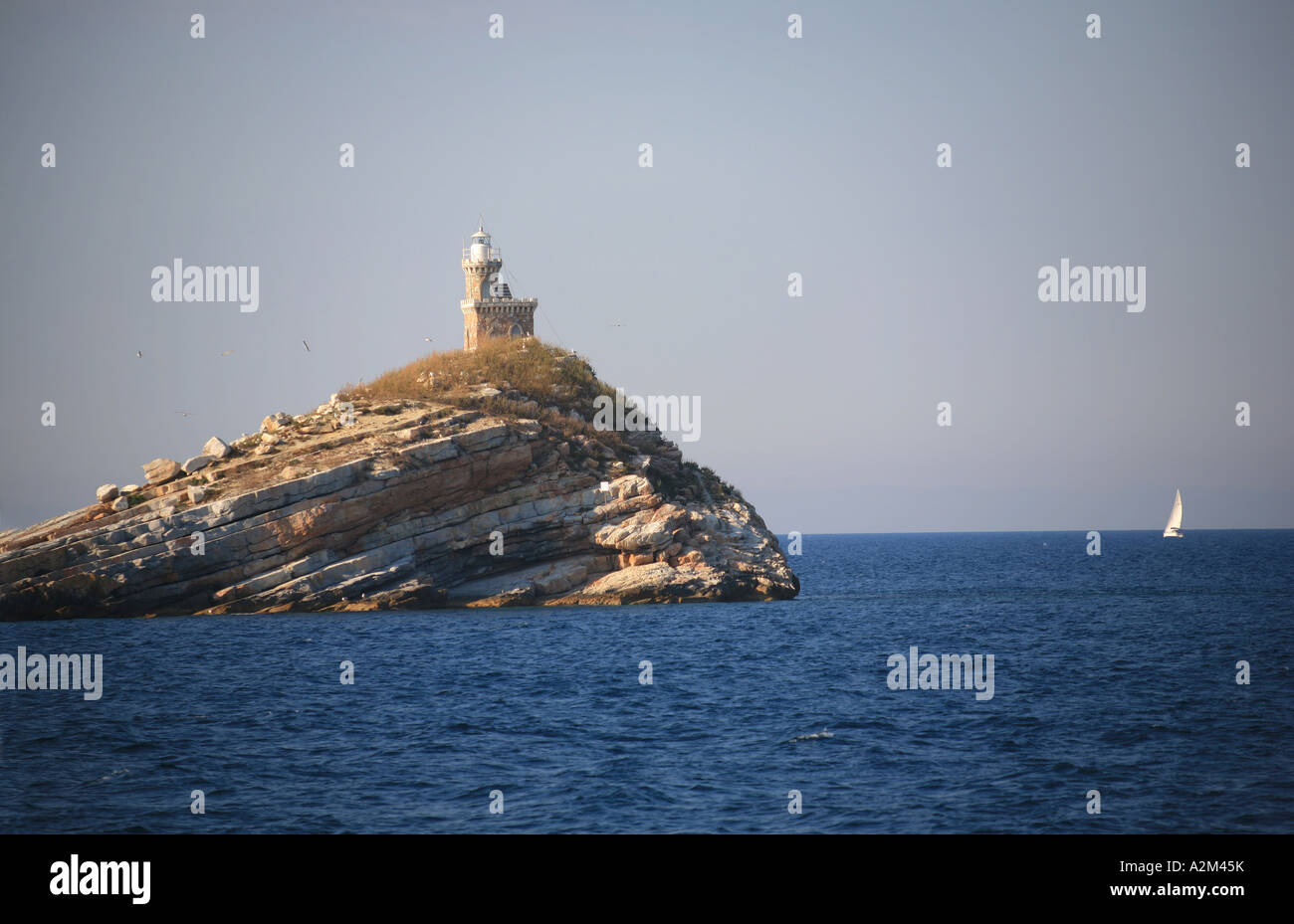 Lighthouse Elba island Tuscany Italy Stock Photo - Alamy