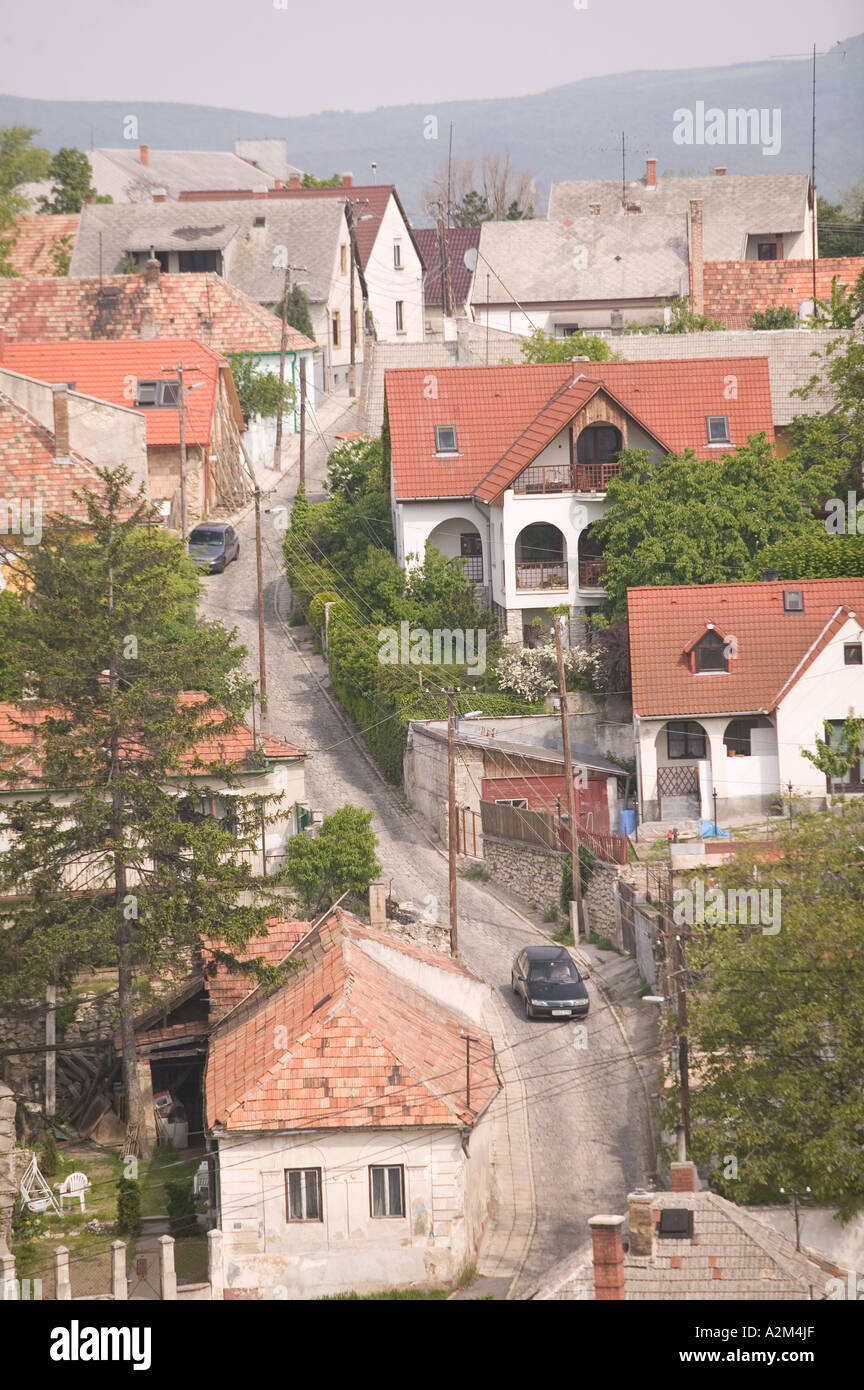 HUNGARY, Lake Balaton Region, VESZPREM: Lower Town View from World's ...