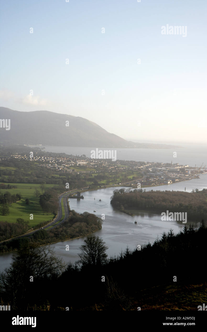 Carlingford Lough Warren Point and Rostrevor Stock Photo - Alamy