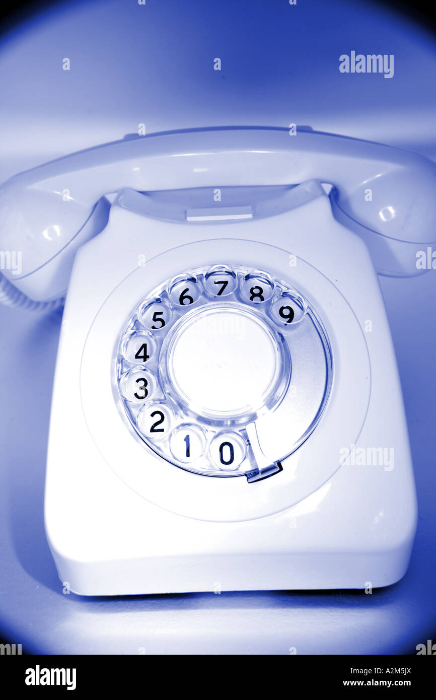 Rotary dial telephone Stock Photo - Alamy