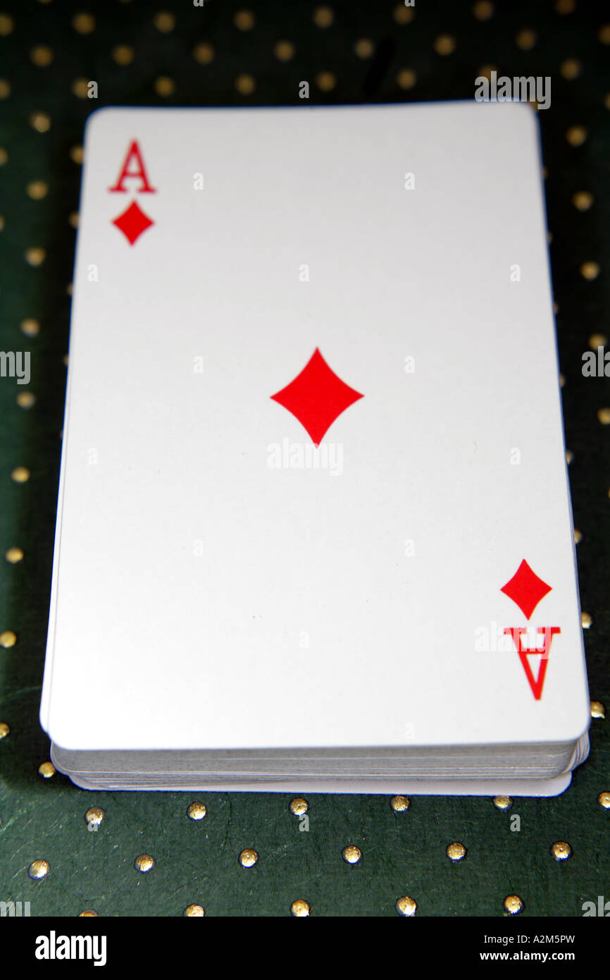 Ace playing cards Stock Photo - Alamy