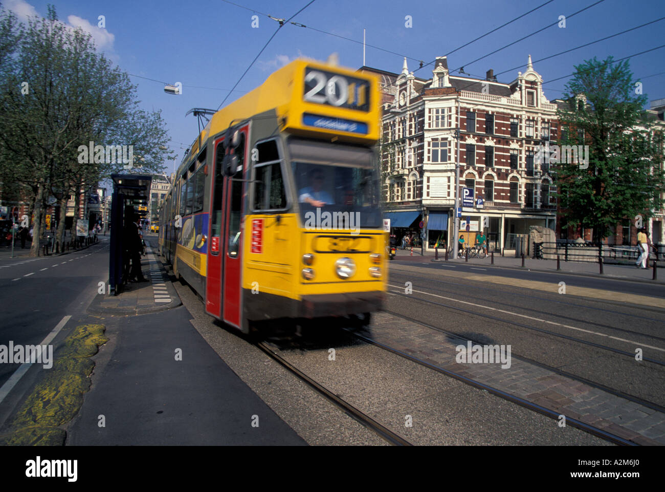 Europe, The Netherlands, Holland, Amsterdam, streetcar Stock Photo - Alamy