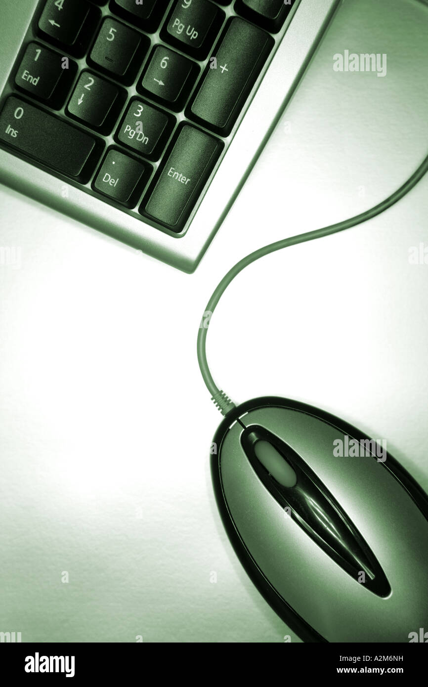 Computer keyboard and mouse Stock Photo - Alamy