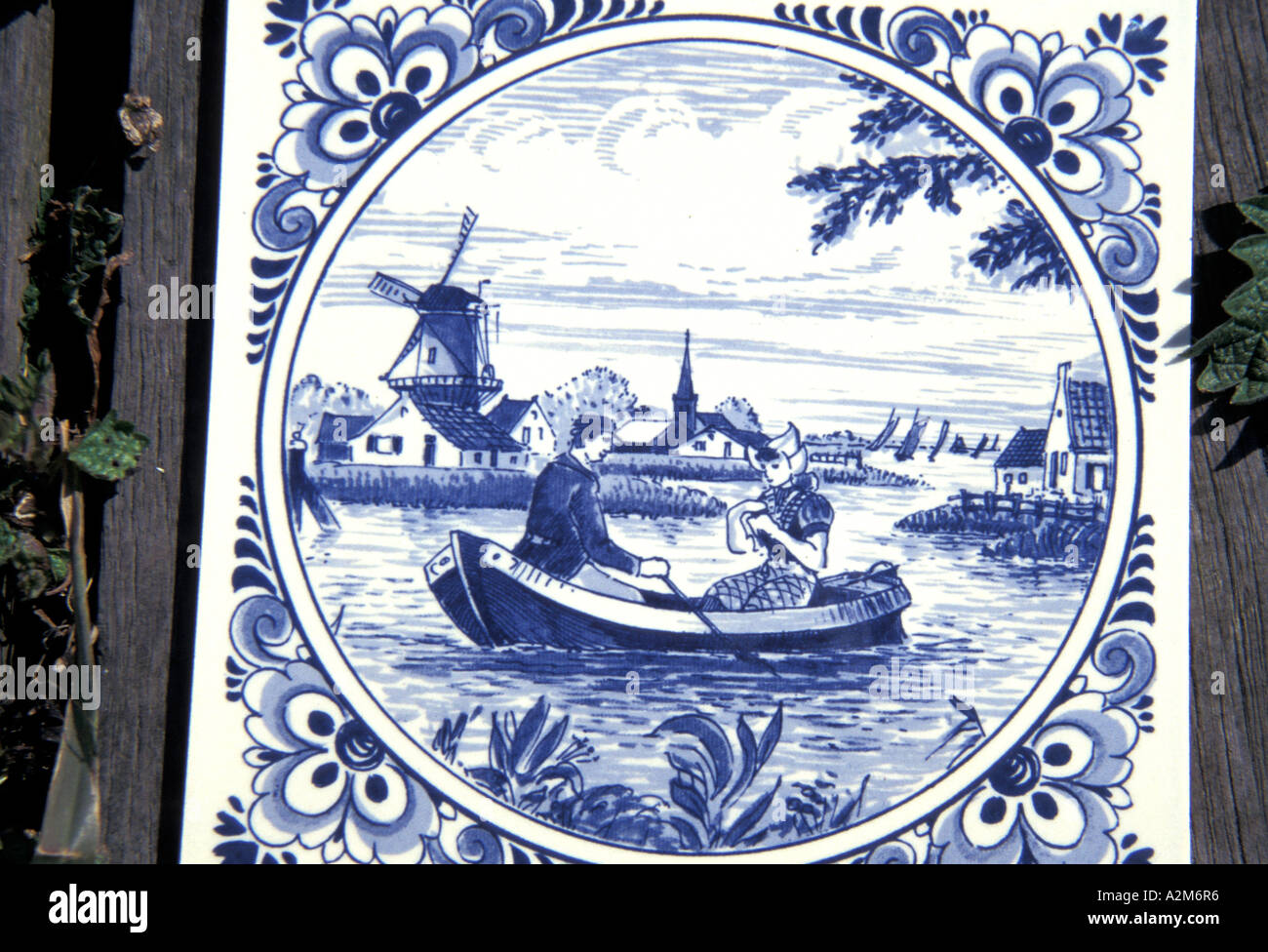 Europe, The Netherlands, Holland, traditional Delft tile Stock Photo ...