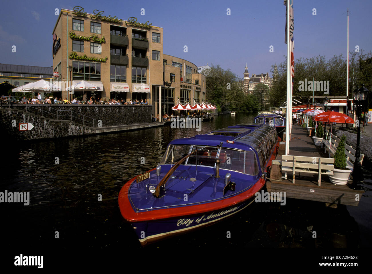 Europe, Netherlands, Amsterdam. Boat dock Stock Photo - Alamy