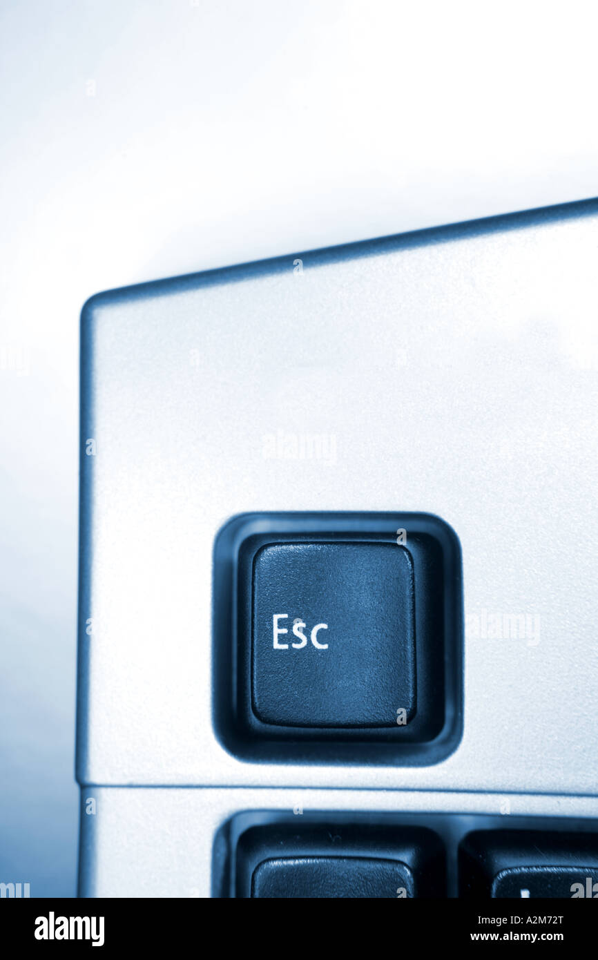 Escape key on computer keyboard Stock Photo - Alamy