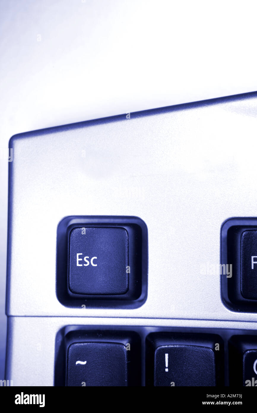 Escape key on computer keyboard Stock Photo - Alamy
