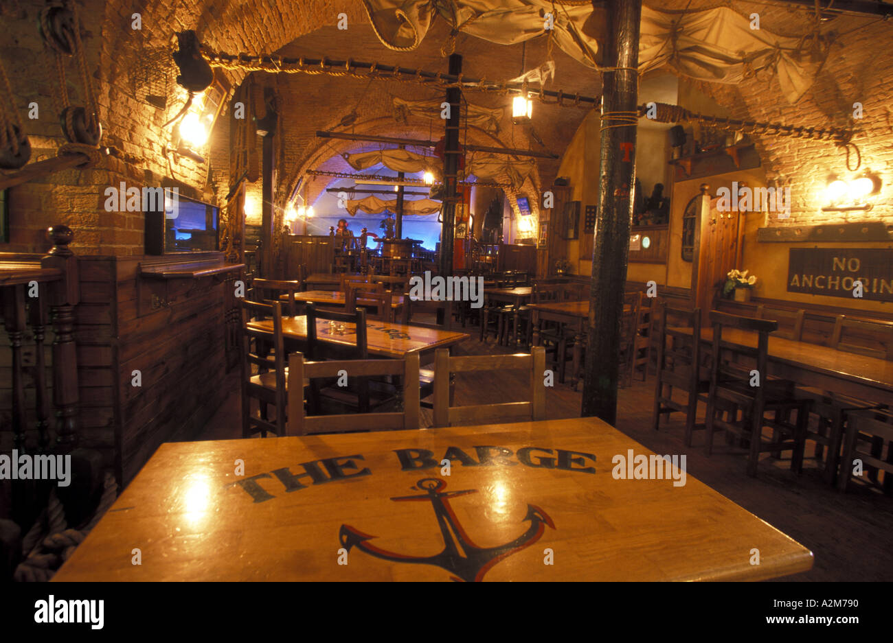 The Barge restaurant Stock Photo - Alamy