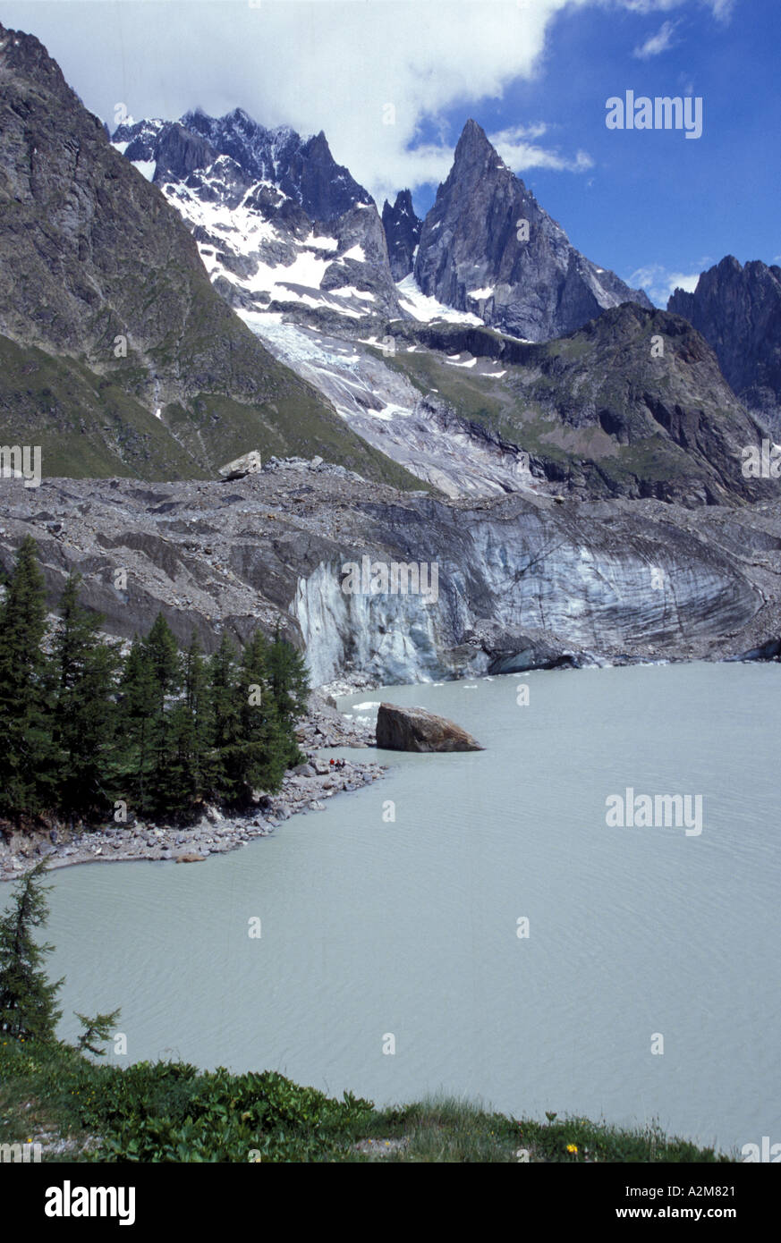 Miage glacier italy hi-res stock photography and images - Alamy