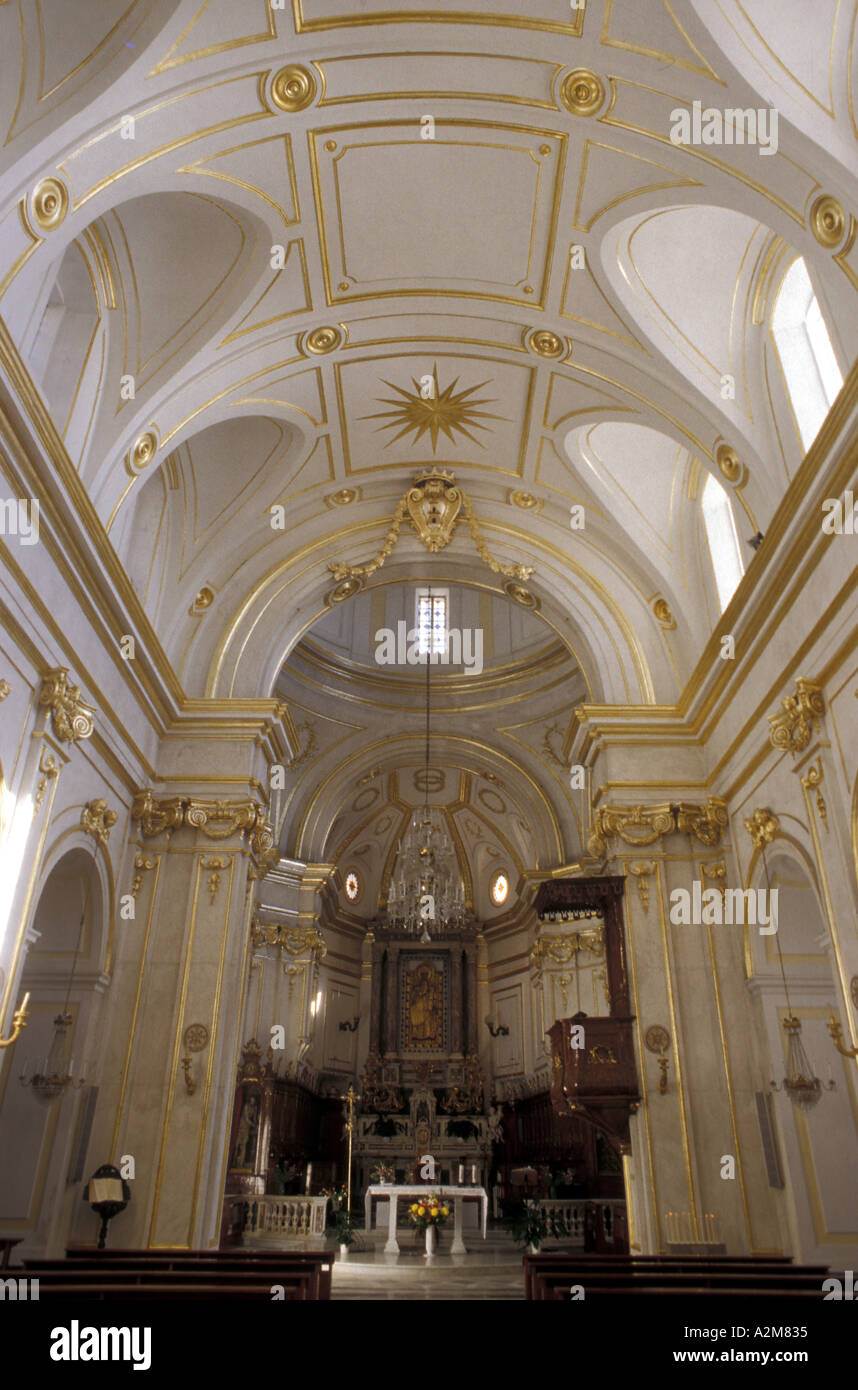 Maria assunta church interior positano hi-res stock photography and ...