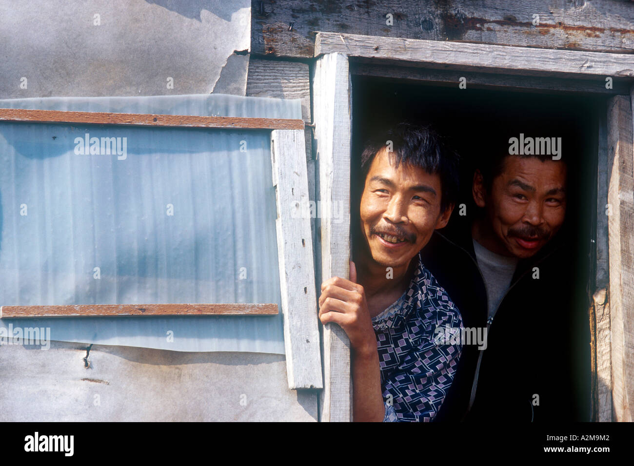 Russia, Siberia, Chukchi men Stock Photo - Alamy