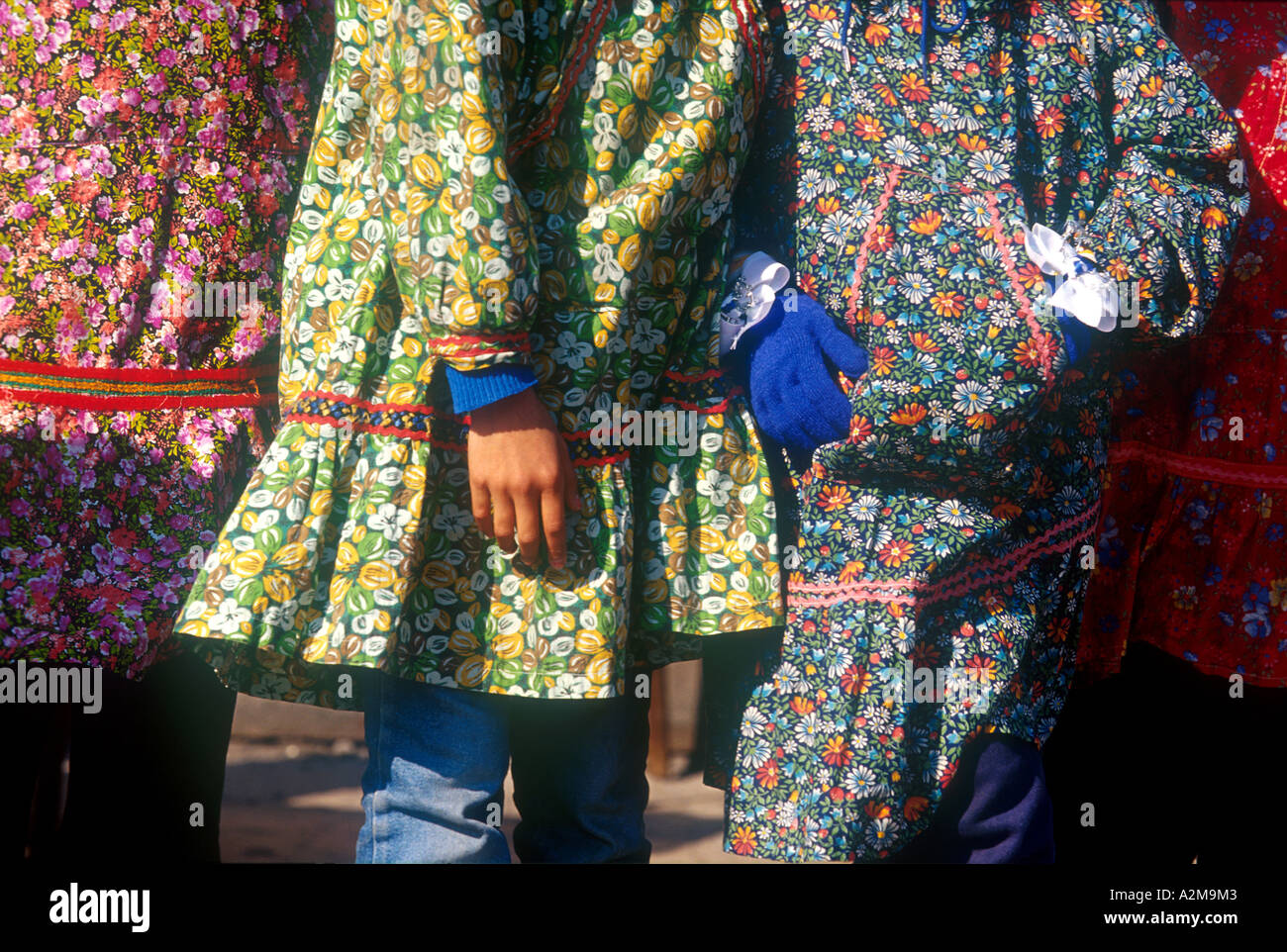 Russia, Siberia, Traditional costumes during a dance performance Stock ...