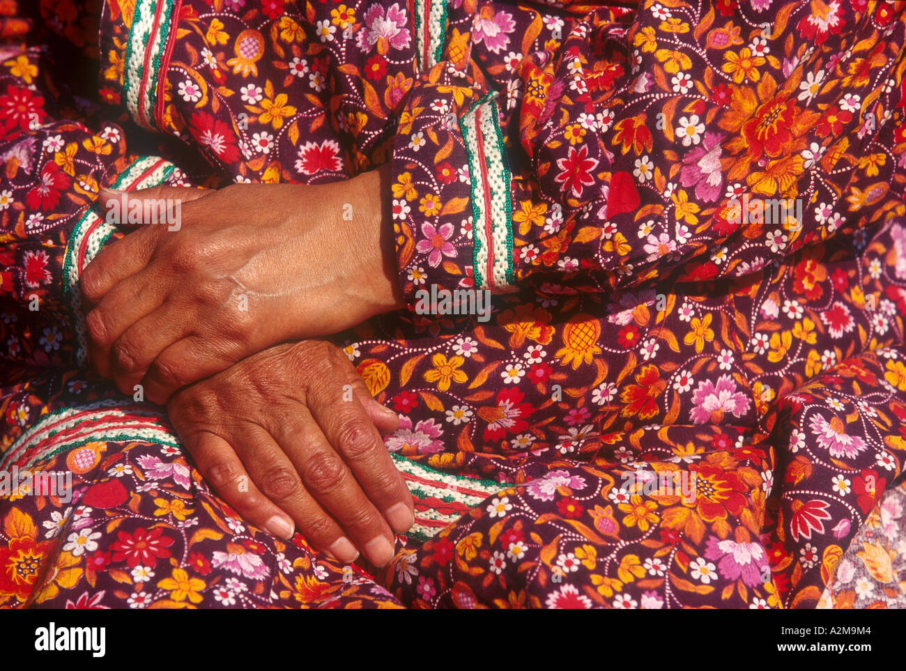 Russia, Siberia, Detail of a traditional Chukchi costume. Russia's Far ...