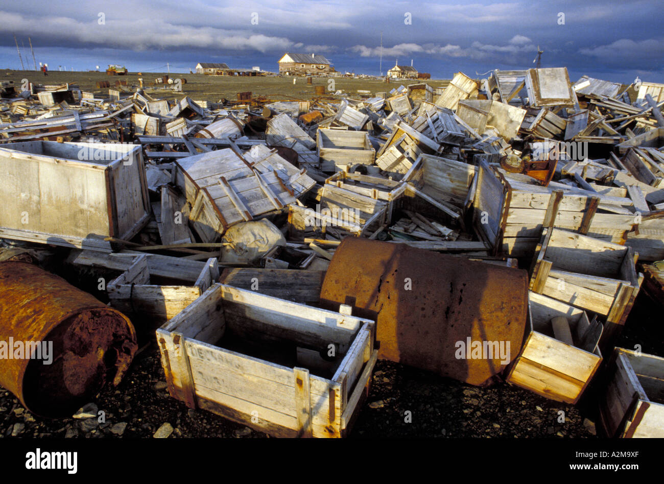 Asia, Russia, Siberian Arctic. Garbage pile Stock Photo - Alamy
