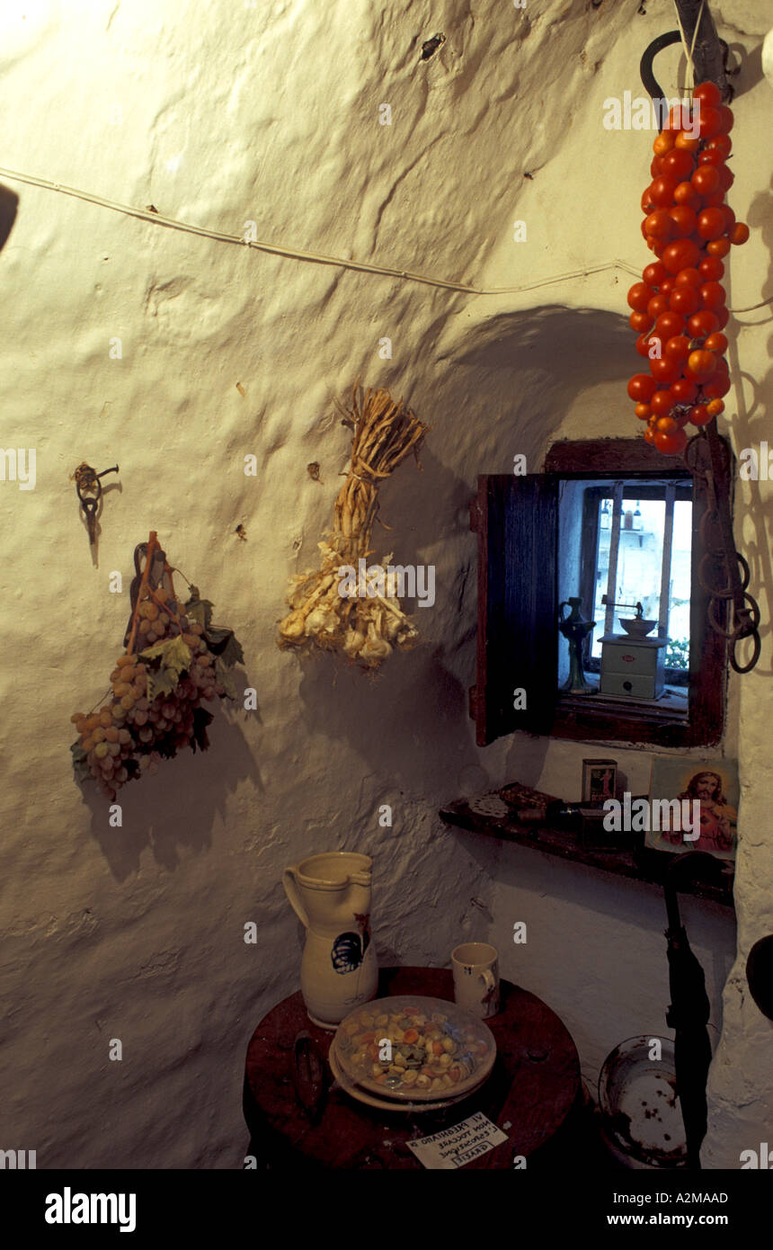 Alberobello, trullo inside hi-res stock photography and images - Alamy