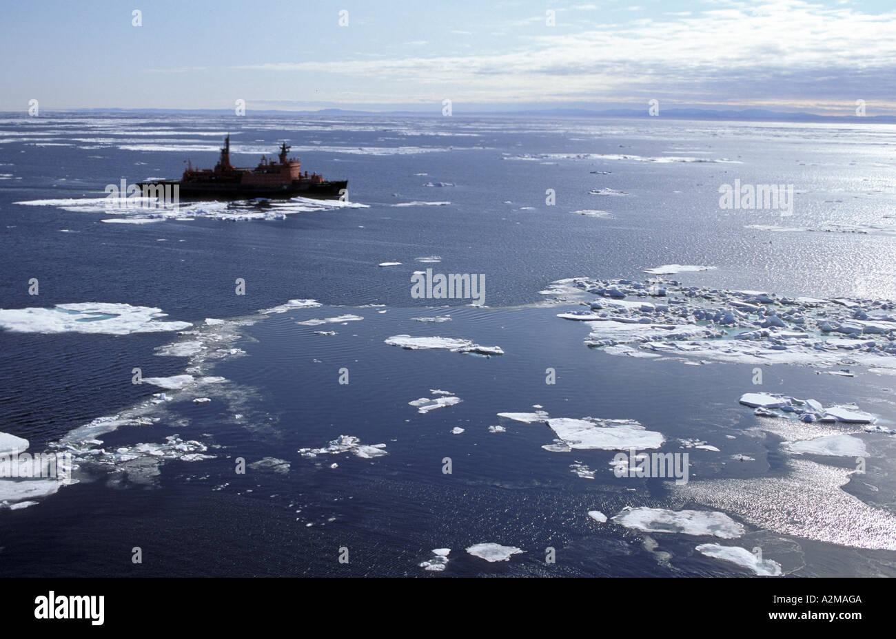 Russia, Soviet Arctic, Nuclear - powered icebreaker 'Sovetskiy Soyuz ...