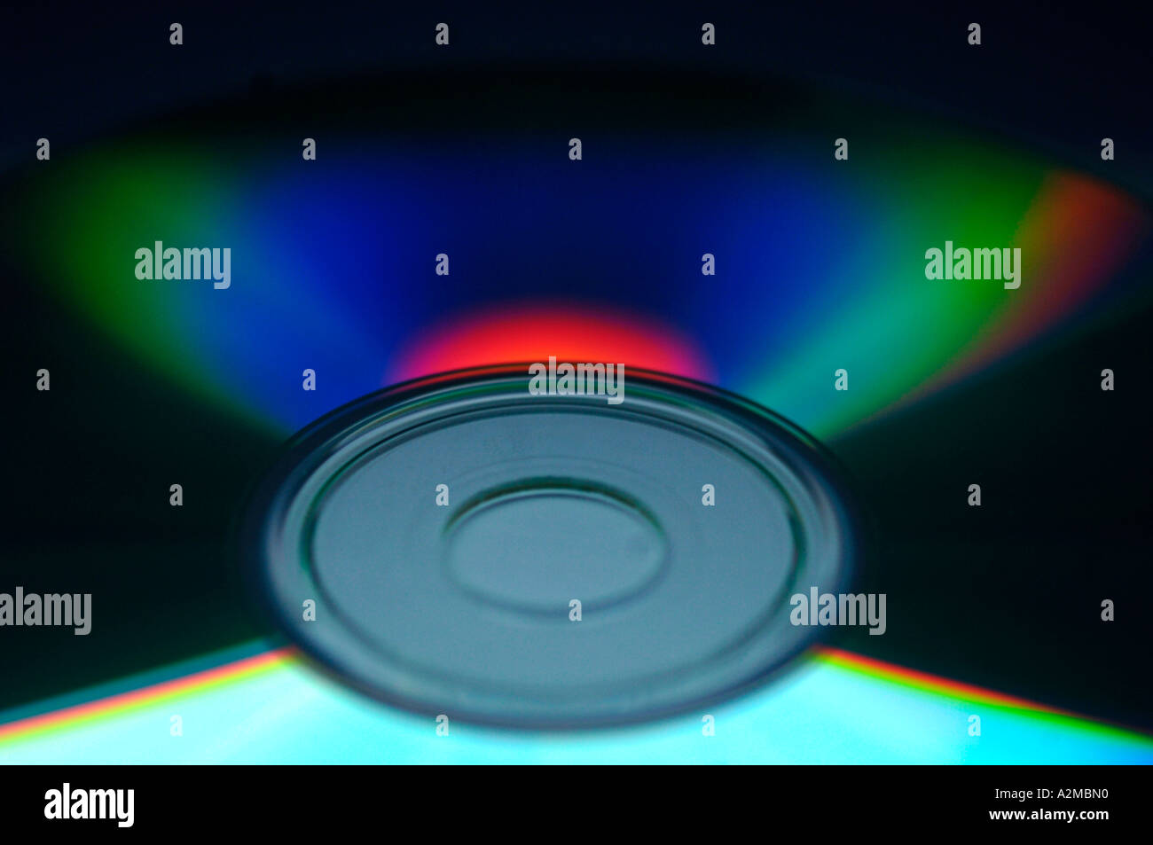 Closeup View Of A CD Disc Stock Photo - Alamy