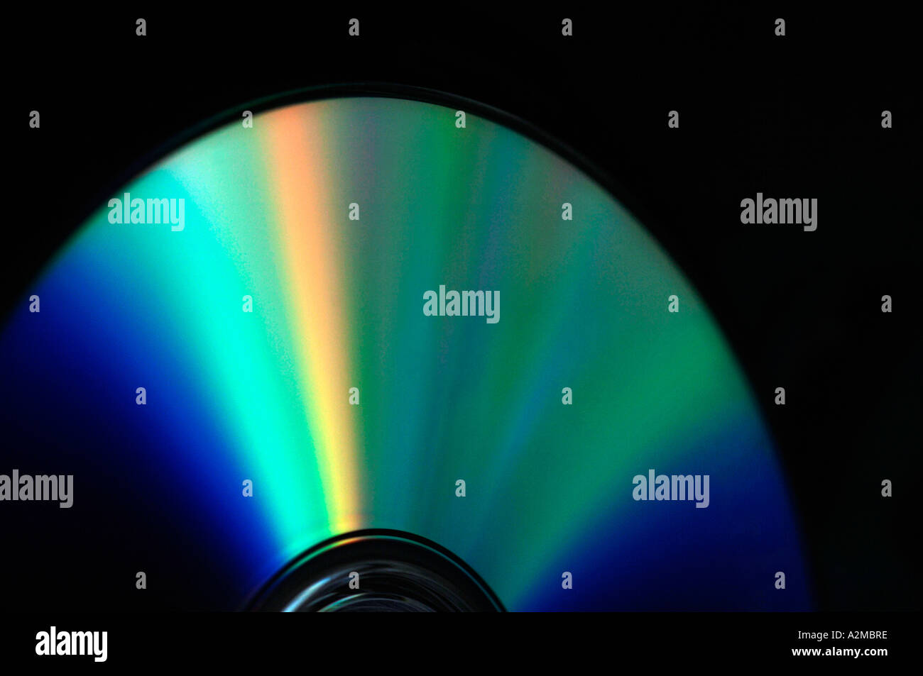 Closeup View Of A CD Disc Stock Photo - Alamy