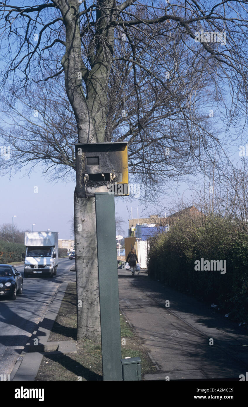 Burnt speed camera hi-res stock photography and images - Alamy