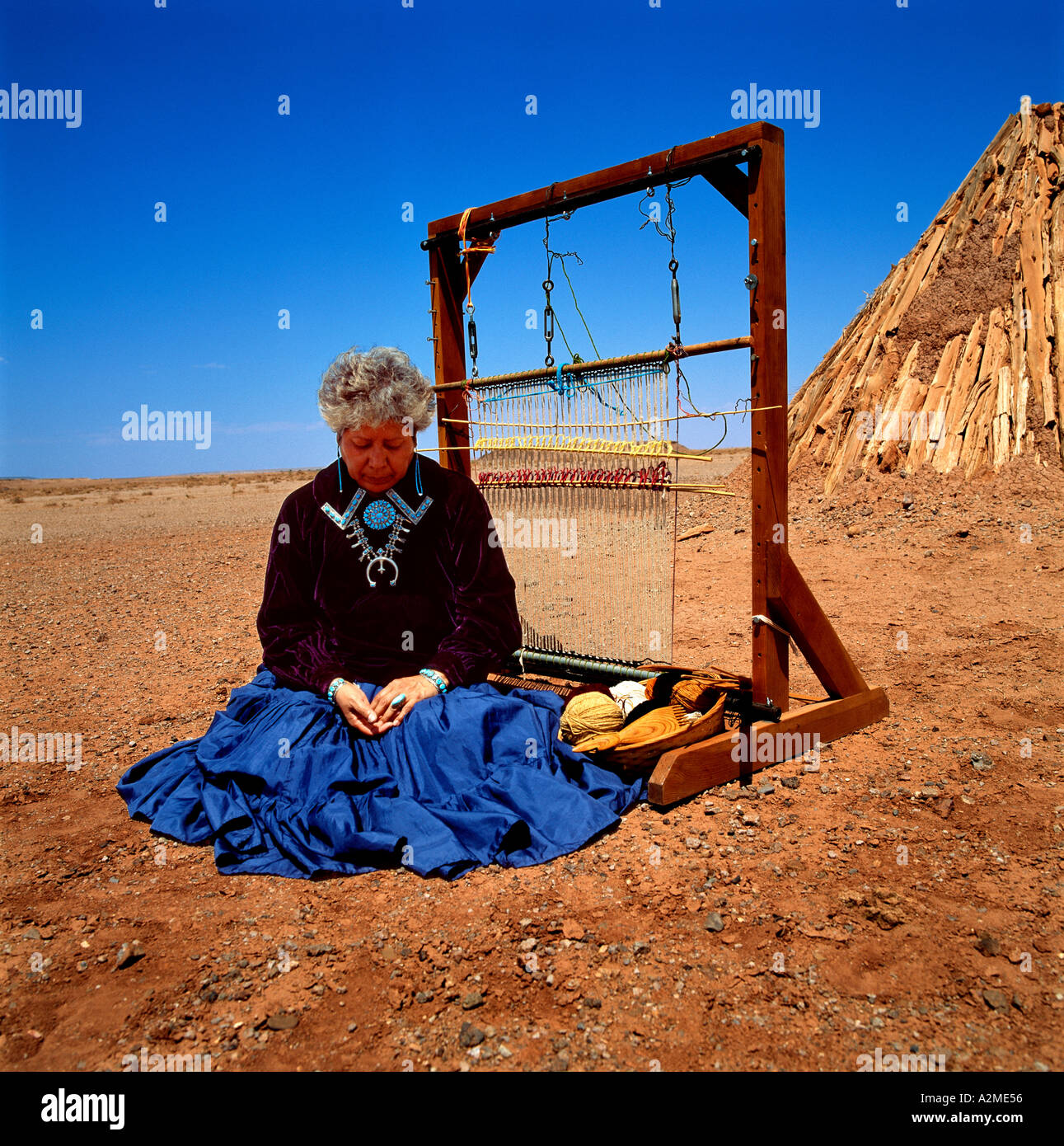 Navajo indian reservation family hi-res stock photography and images ...