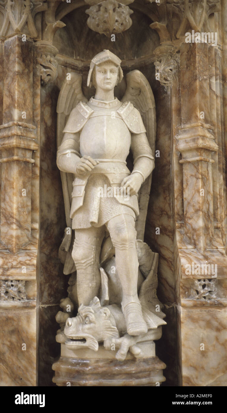 Saint george statue in cathedral hi-res stock photography and images ...