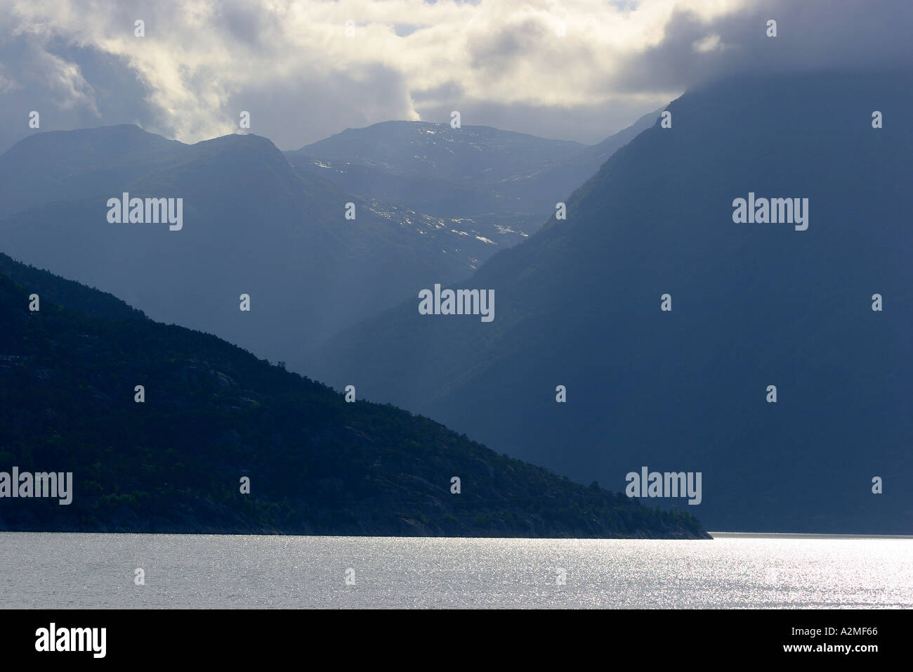 View of Hardangerfjorden from Utne Stock Photo - Alamy