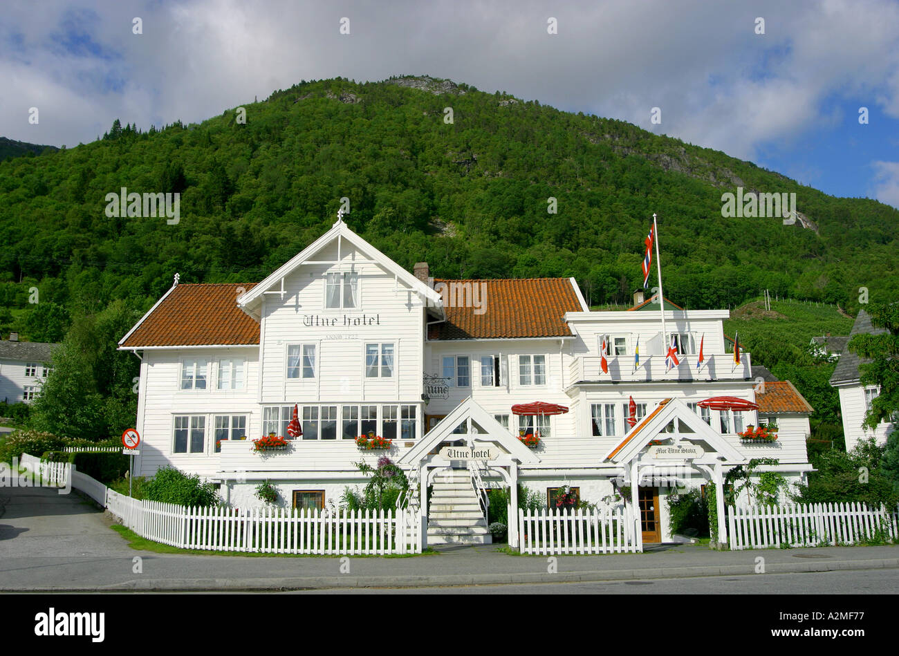 Utne hotel Norway Stock Photo - Alamy