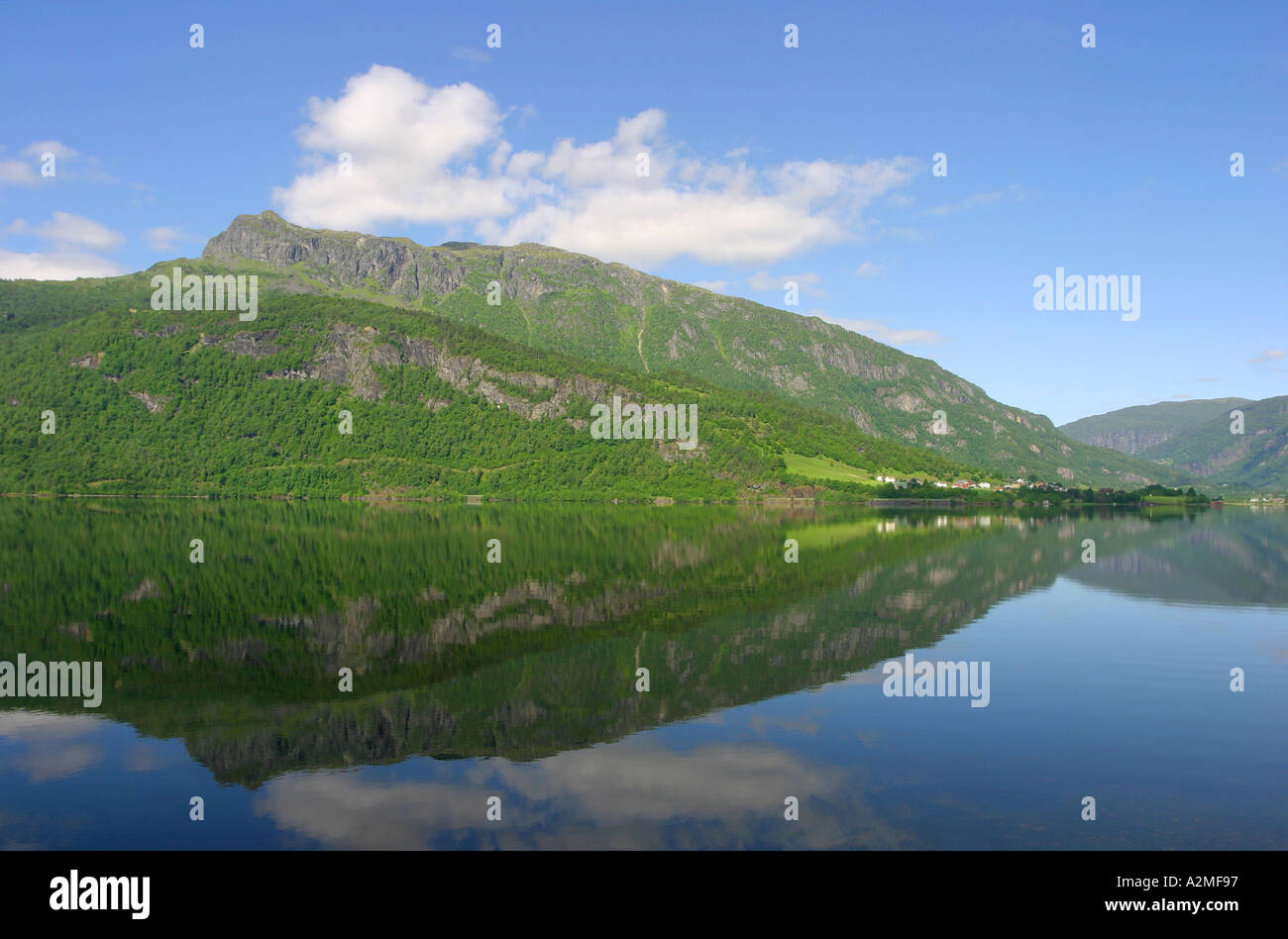 Granvin Granvinsvatnet, lake Granvin, Norway Stock Photo - Alamy