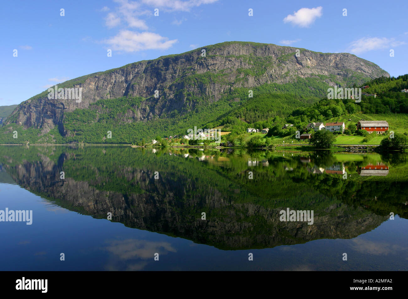 Granvin Granvinsvatnet, lake Granvin, Norway Stock Photo - Alamy