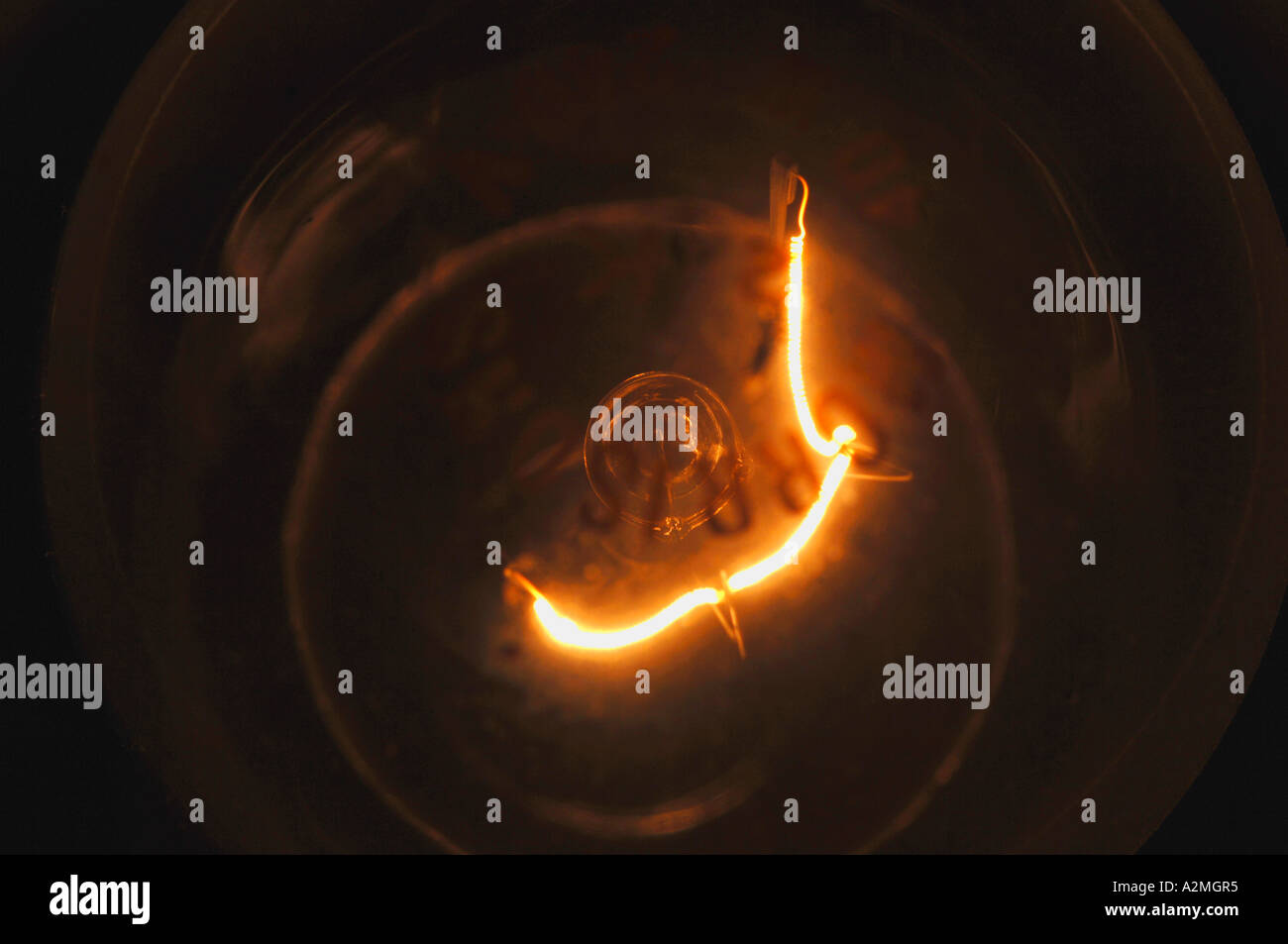 Inside A Light bulb Stock Photo - Alamy