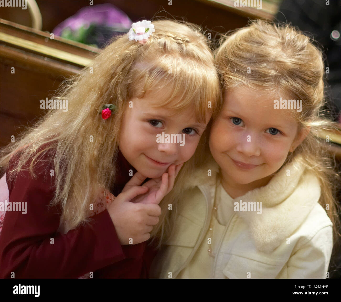 two young girls Stock Photo - Alamy