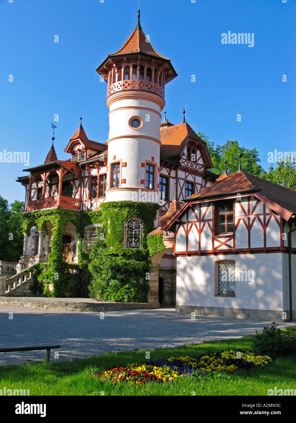 BRD Germany Bavaria Upper Bavaria Herrsching at the Ammer Lake old Cure ...