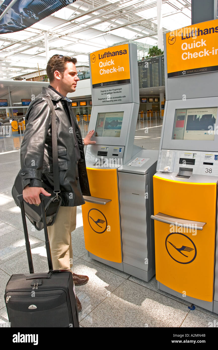 BRD Germany Bavaria Upper Bavaria Munich Airport Franz Josef Strauss ...