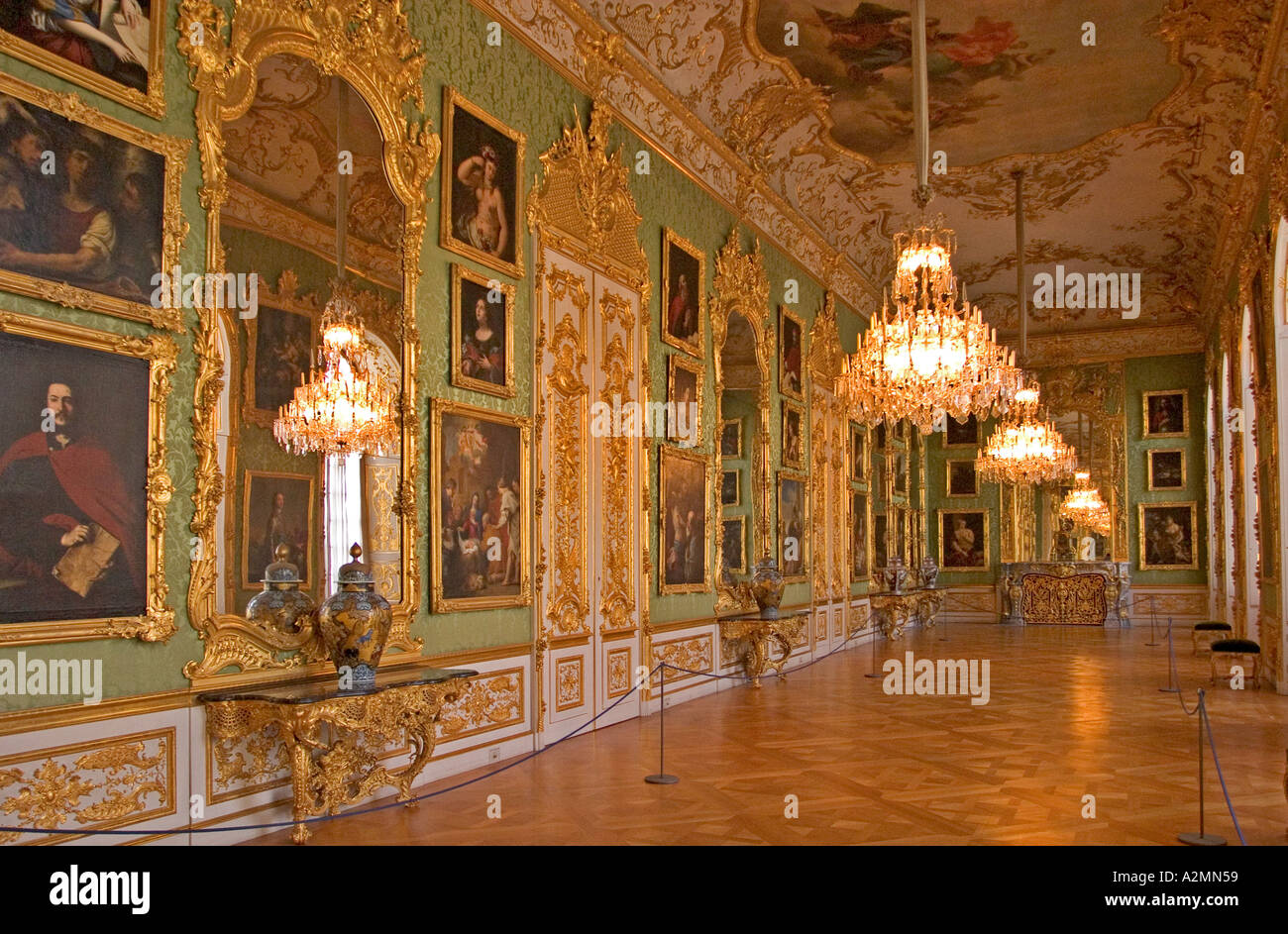 BRD Germany Bavaria Upper Bavaria Capitol of Bavaria Residenz Green ...