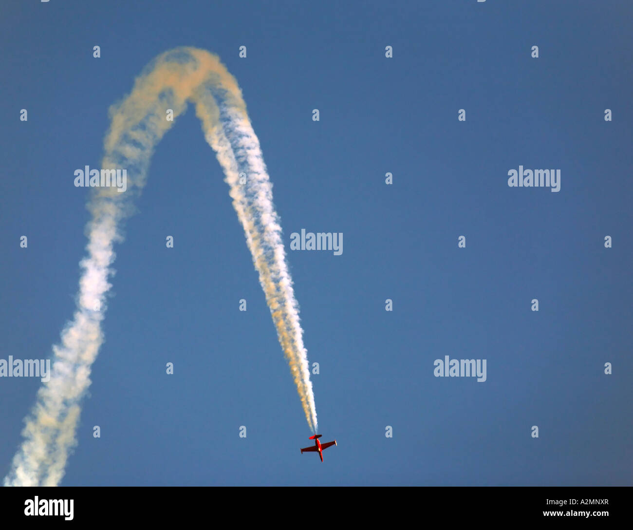Belgian Airforce Fouga Magister aerobatic display plane at Duxford ...