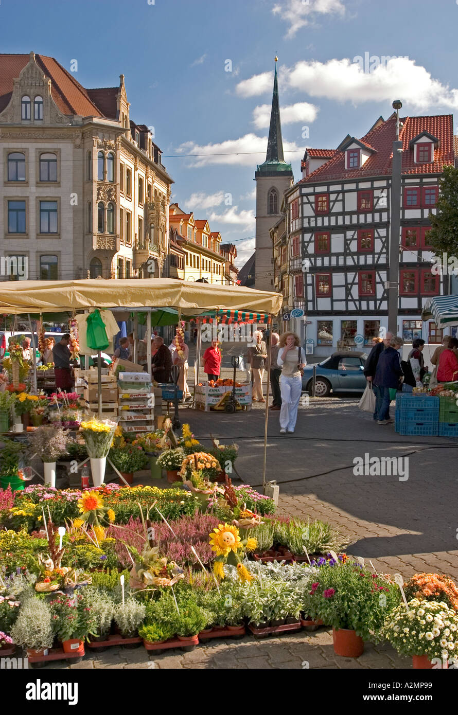 BRD Germany Thüringen Free State Thüringen Erfurt City of University Capital since 1990 Landmark ...