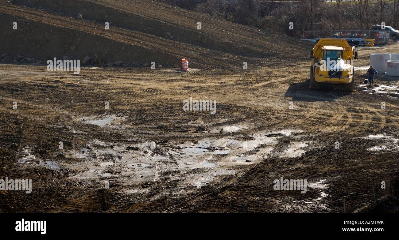 Ramp being made at a construction site Stock Photo - Alamy