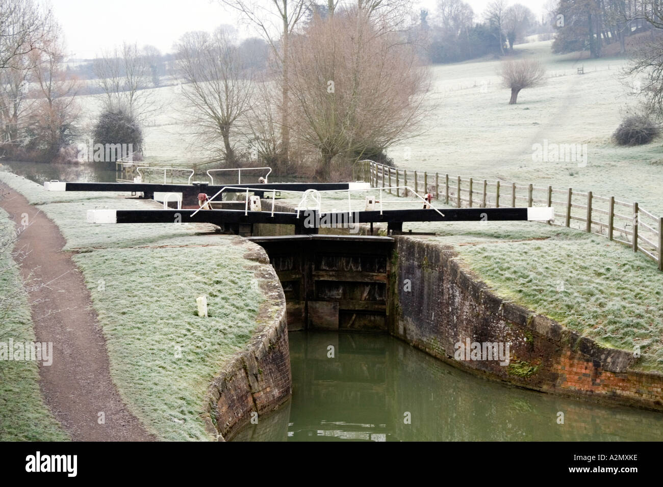 Seend Lock, Kennet & Avon Canal Stock Photo - Alamy