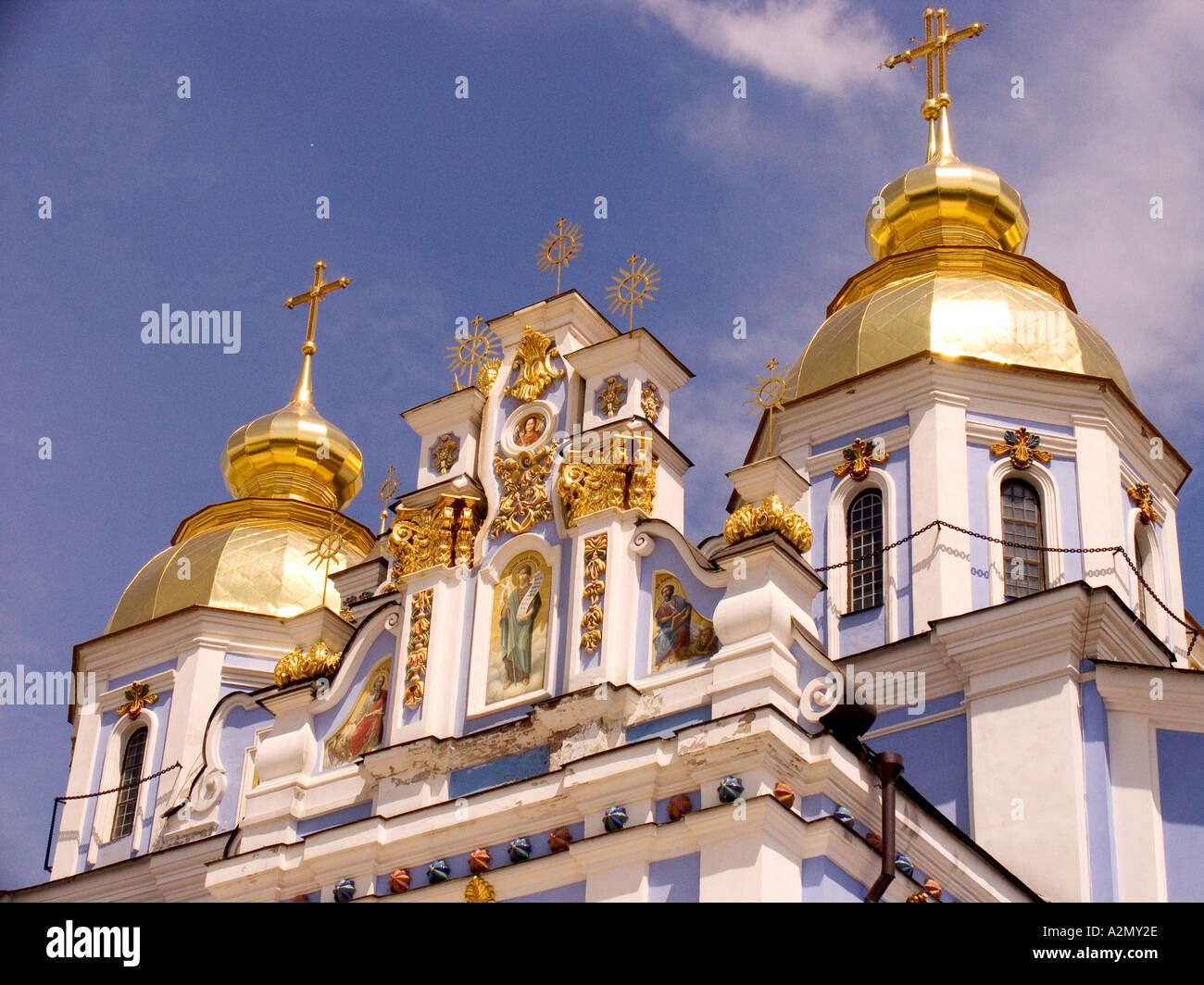 Ukraine Kiev golden domes from St Michel Monastery golden domes and ...