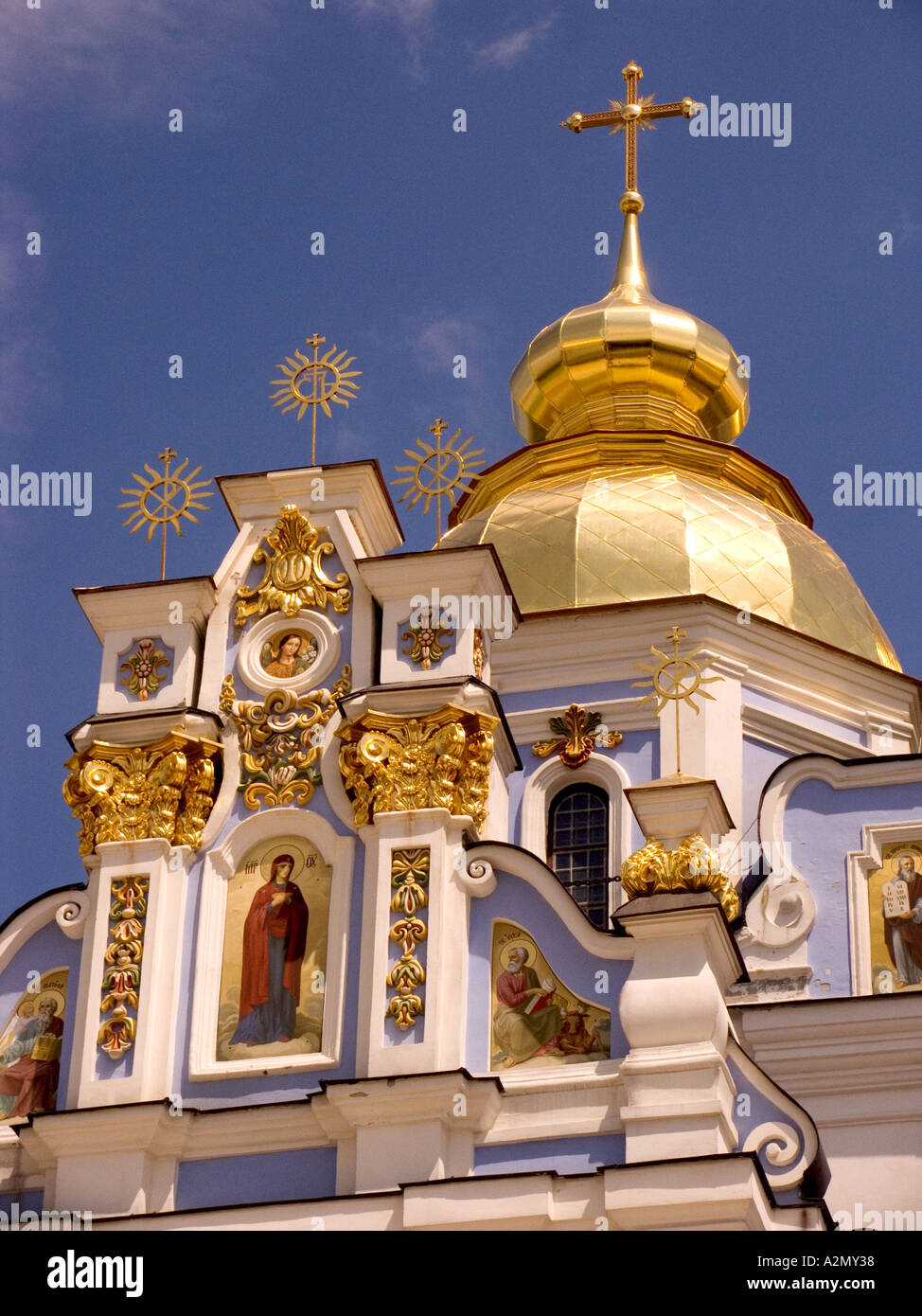 Ukraine Kiev golden domes from St Michel Monastery golden domes and ...