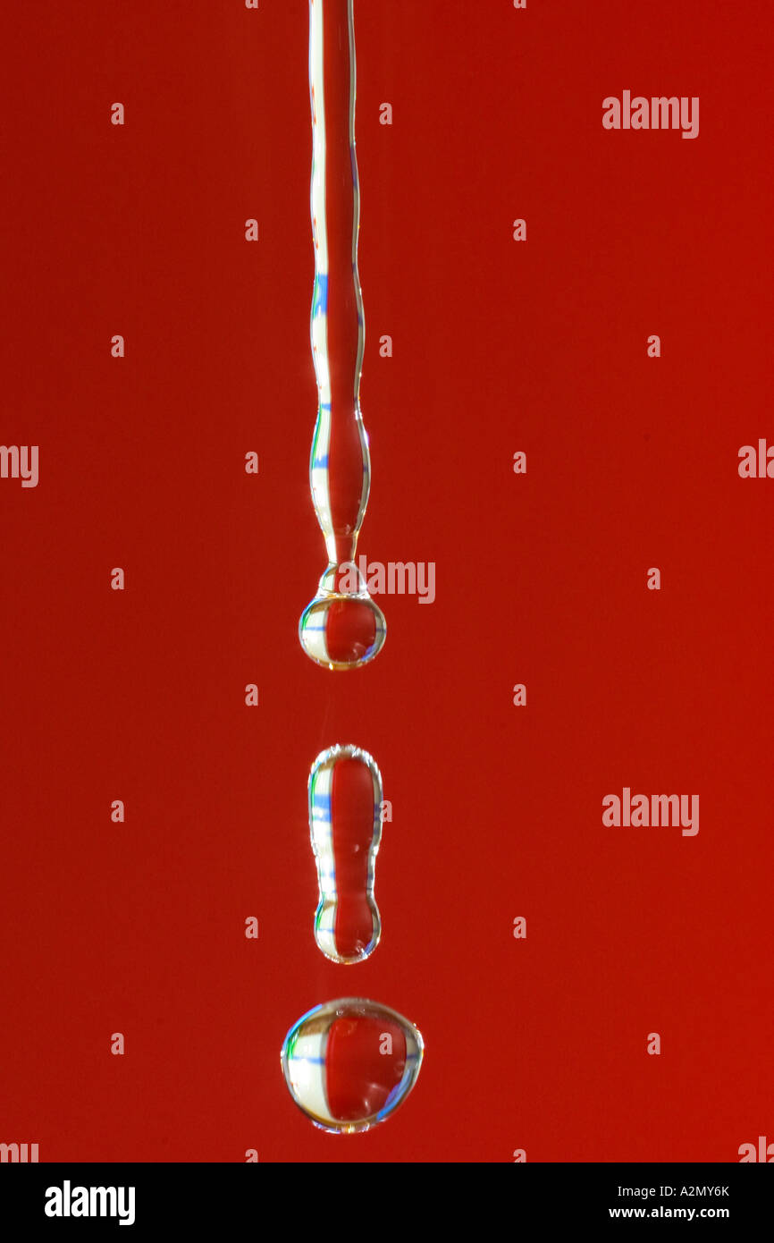 Water drops falling from tap Stock Photo - Alamy