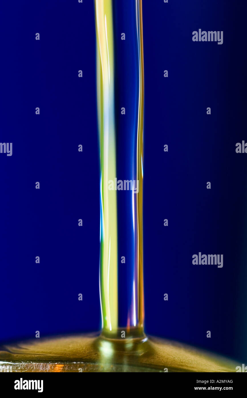 Water column and drops falling from tap Stock Photo - Alamy