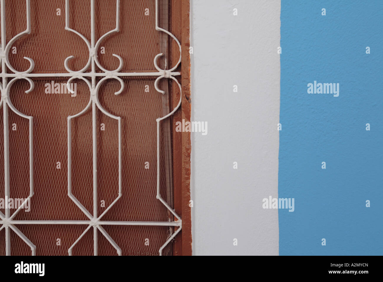 abstract window shutter, bars and wall Stock Photo - Alamy