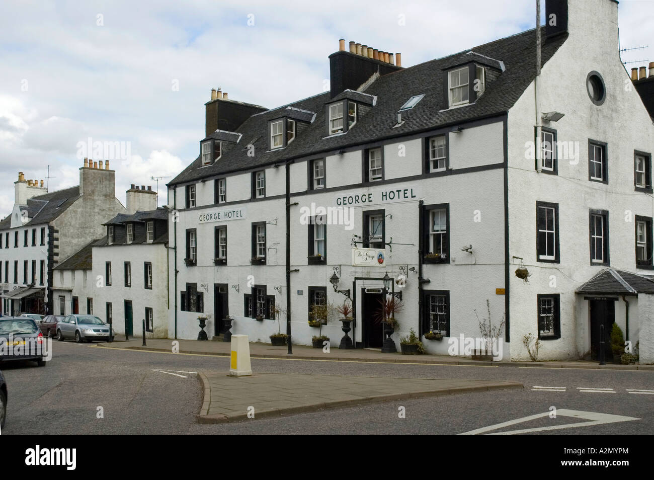 George Hotel Main Street West Inveraray Argyll Scotland Stock Photo - Alamy