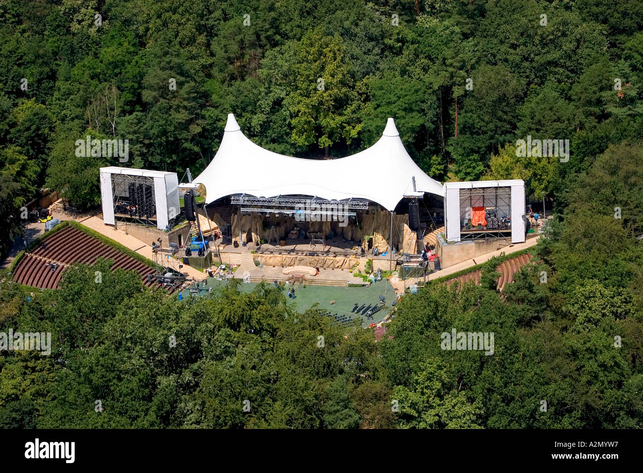 Stage tent theatre hi-res stock photography and images - Alamy