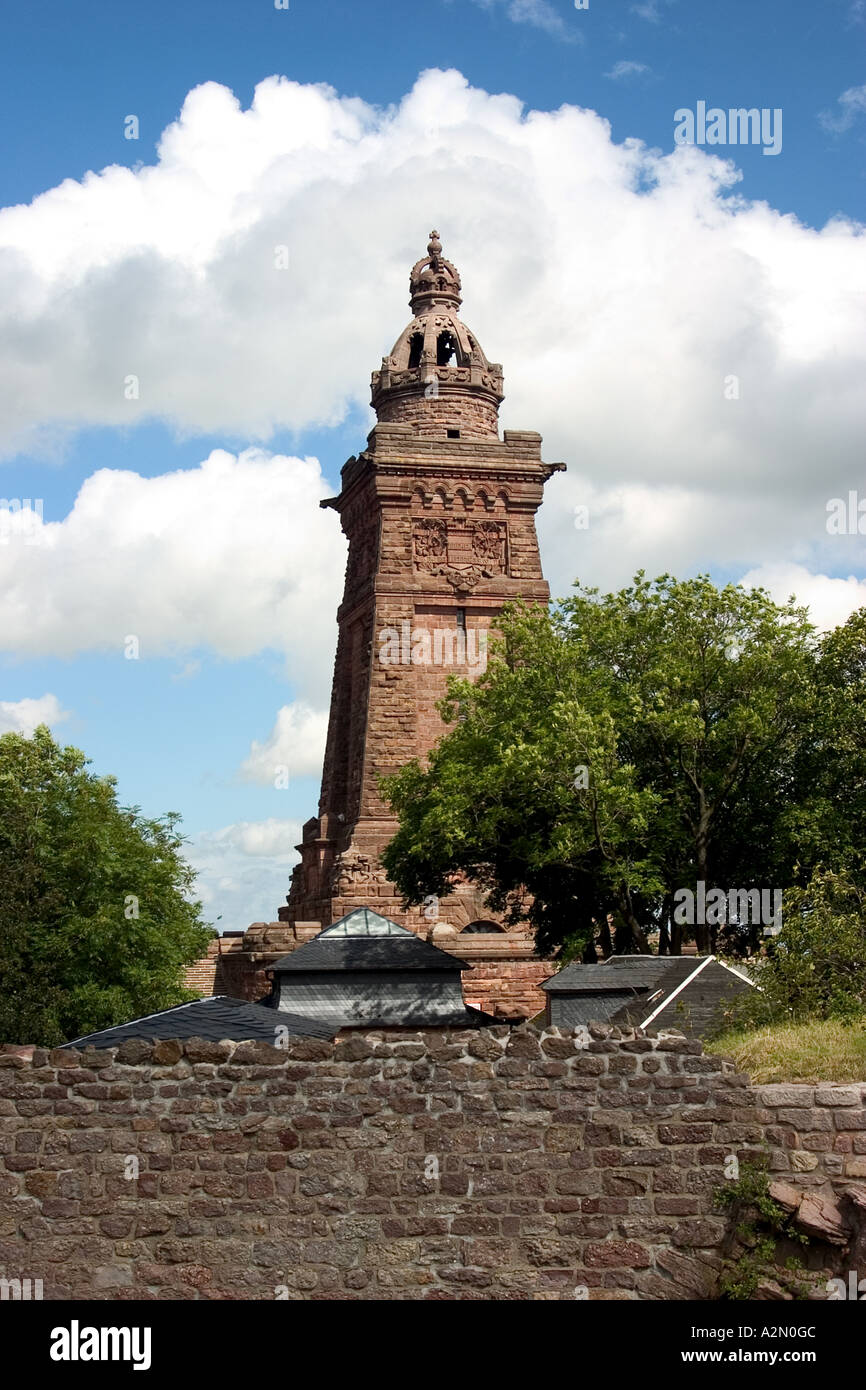 Kyffhauser monument on the kyffhauser hi-res stock photography and ...