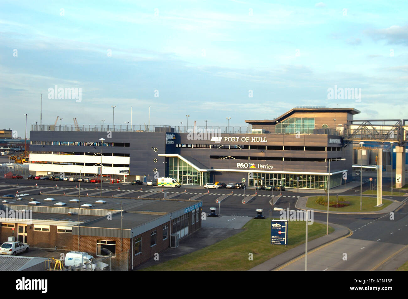 P & O North Sea Ferry passenger terminal Hull East Yorkshire Stock ...
