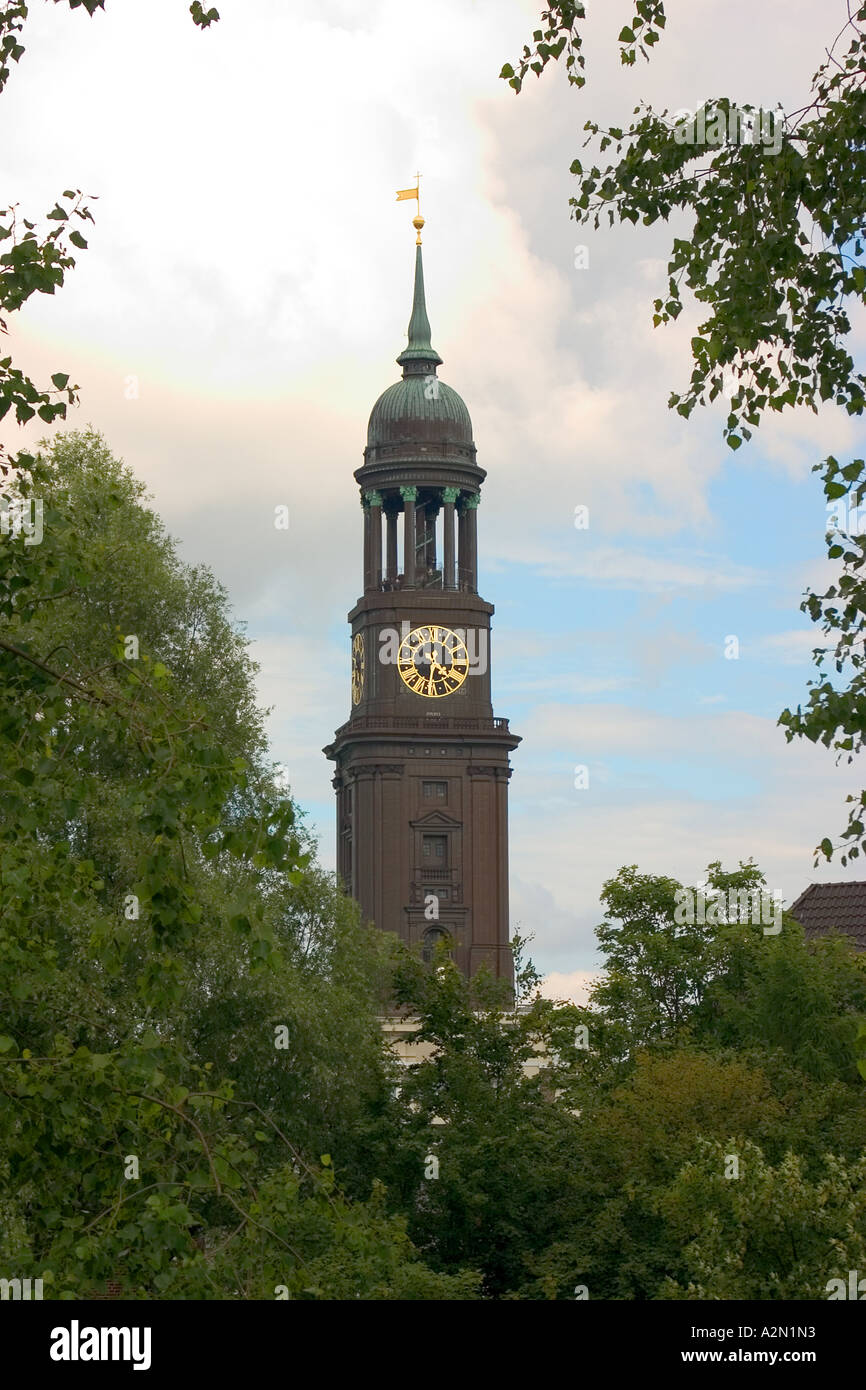 Hamburg's Michel; Germany Stock Photo - Alamy